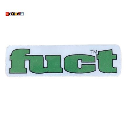Fuct logo sticker streetwear sticker | Shopee Singapore