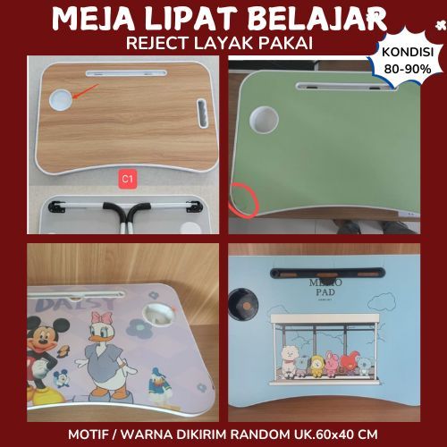 Multipurpose Folding Laptop Table Portable Table Study Table Practical Folding Table 60X40 CM ...