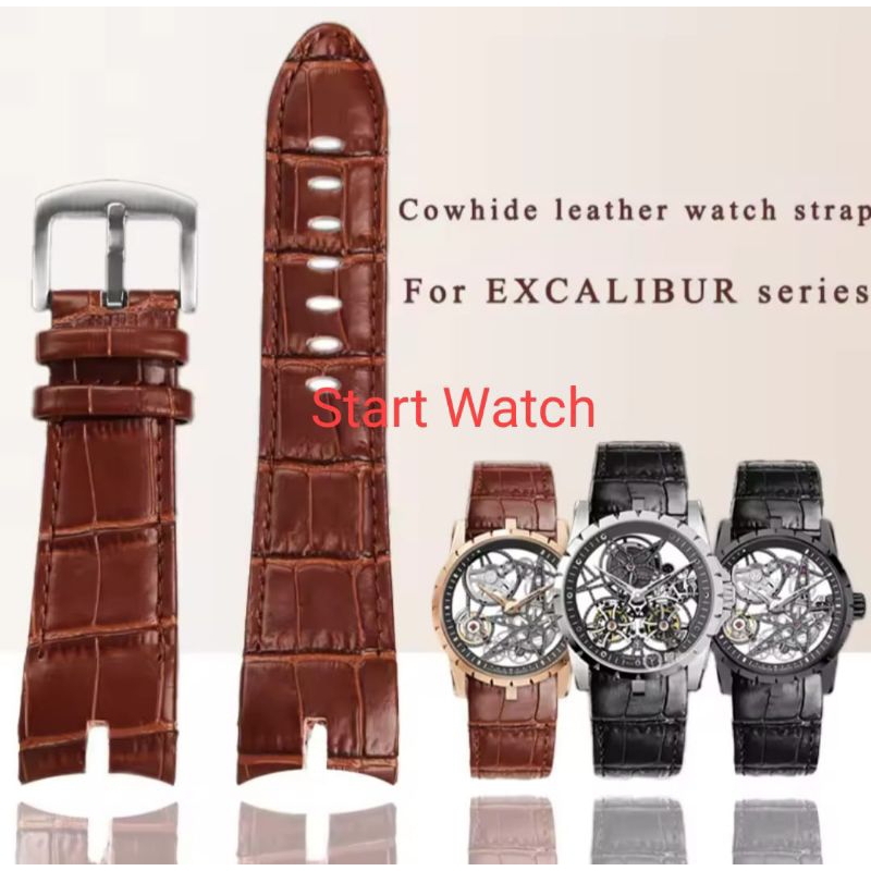 Roger Dubuis Excalibur Leather Strap RD Men's Watch Strap | Shopee ...
