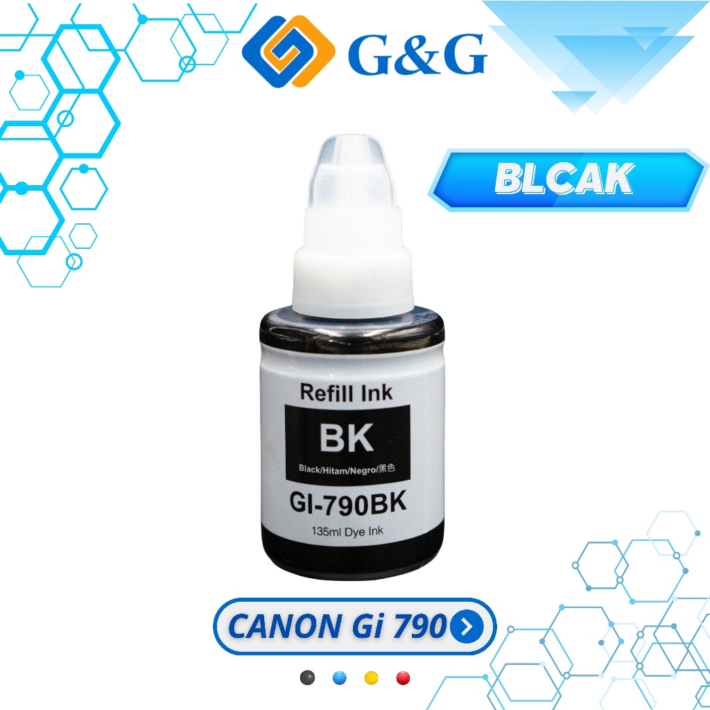 CANON PIXMA Gi 790 INK FOR G3010 SERIES PRINTER | G2000 | G2010 | G1000 ...