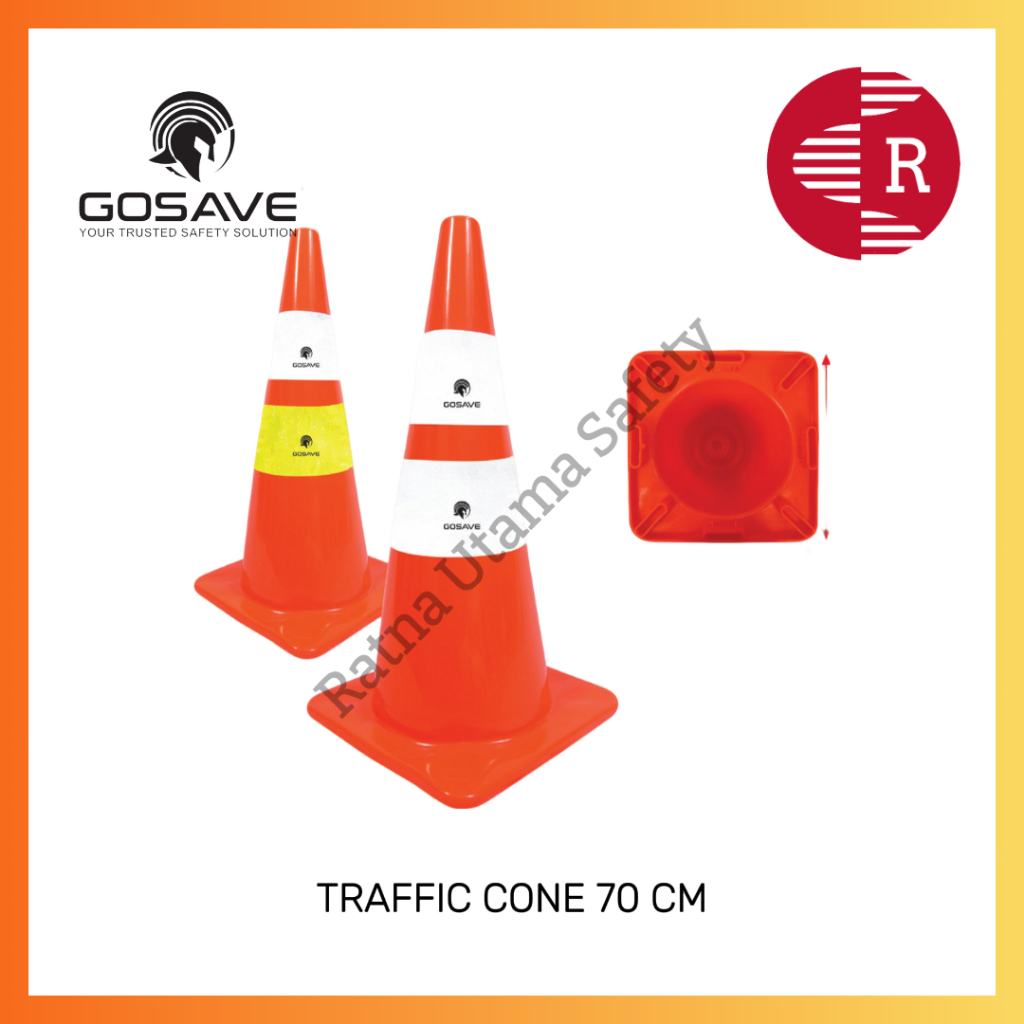 Safety Traffic Cone / Traffic Cone / Traffic Cone 70 cm | Shopee Singapore