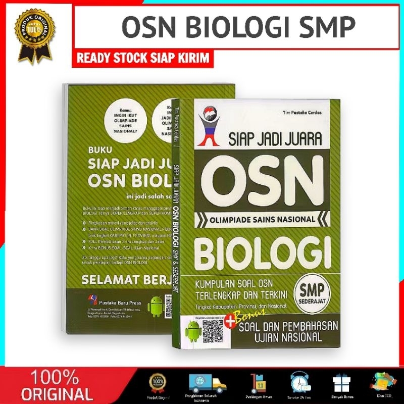 Smp BIOLOGY OSN OLYMPIC BOOK | Ready TO BE A CHAMPION OF SMP BIOLOGY ...