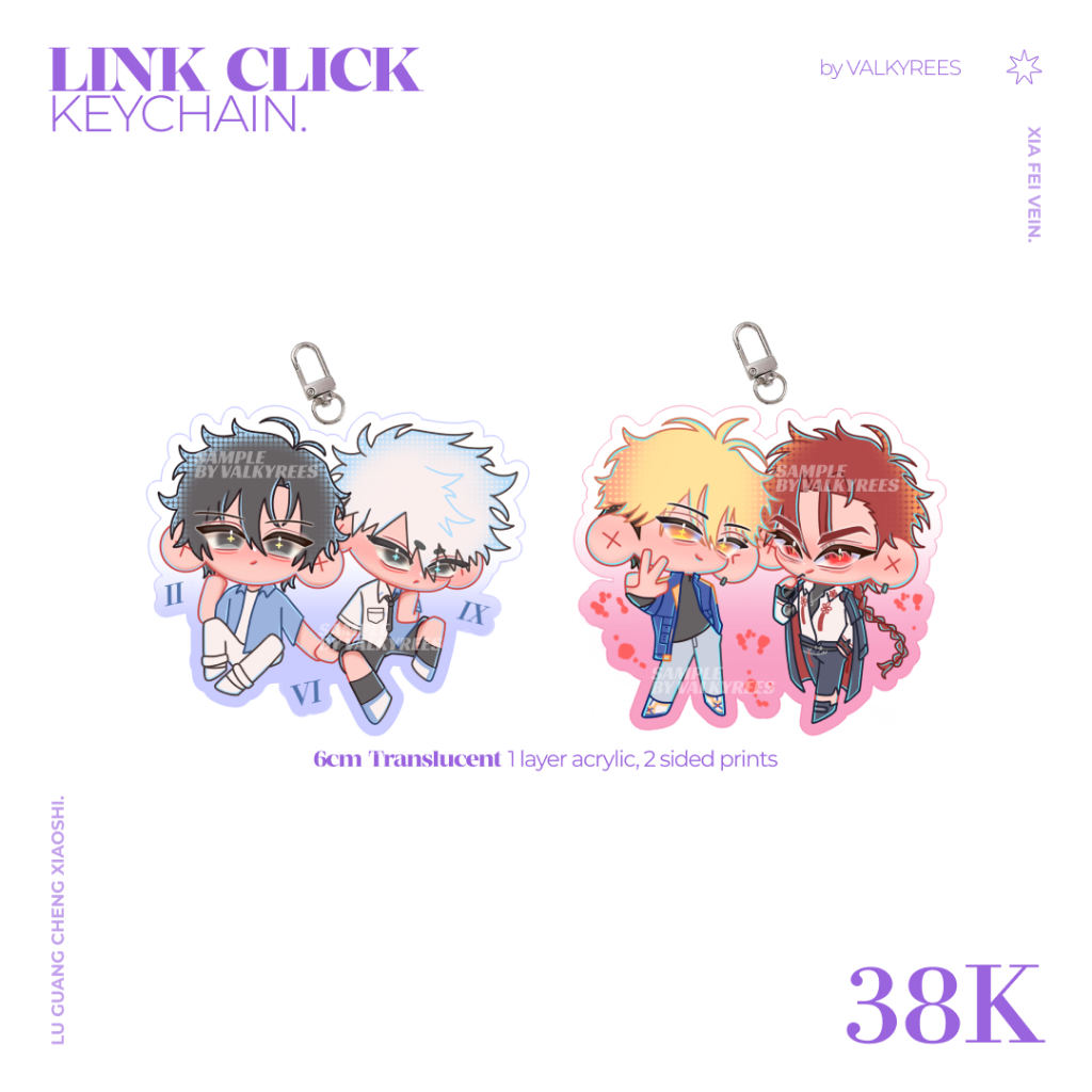 Click KEYCHAIN LINK & VEINFEI SHIGUANG STICKER | Cheng XIAOSHI LU GUANG VEIN XIA FEI | Shopee ...