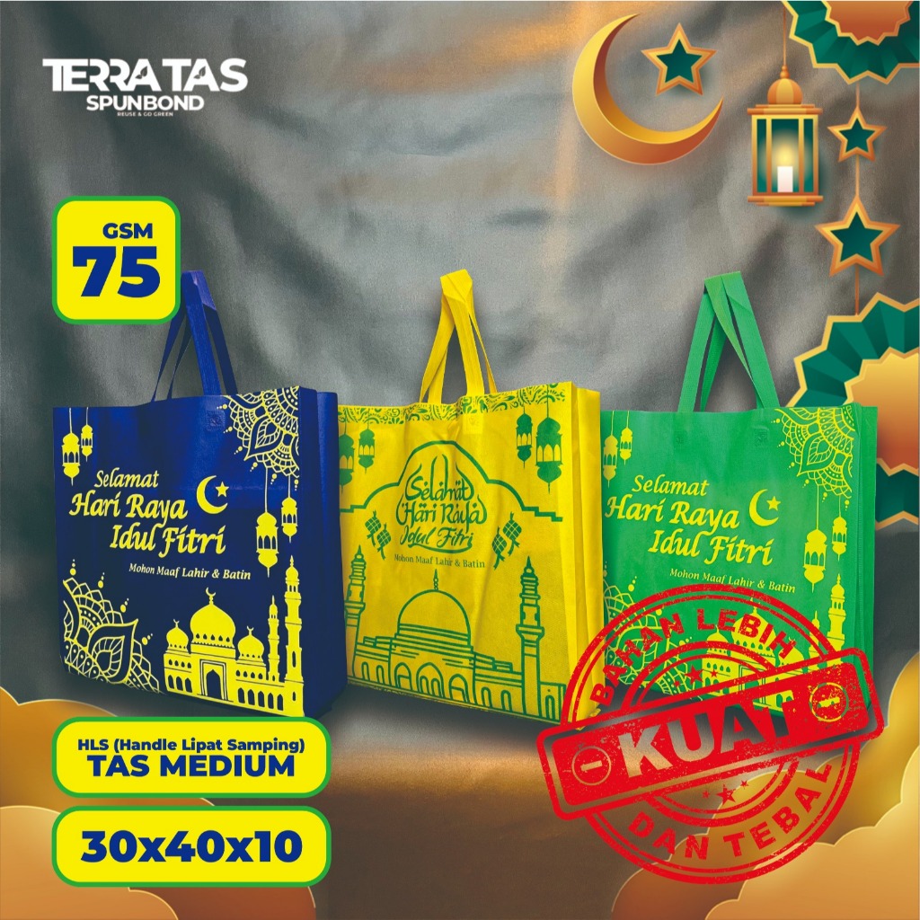 Special Edition Hari Raya Idul Fitri Ramadhan Goodie Bag Spunbond Bag ...