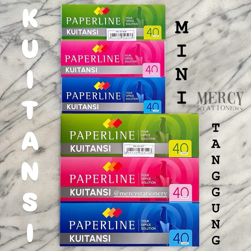 Paperline Mini Receipt Book 40 Receipt Sheets | Shopee Singapore
