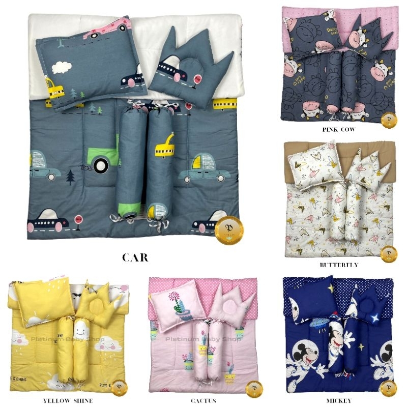 Baby Bed Set Baby Bed Set Baby Bedding Set Blanket Pillow Cover Crown ...