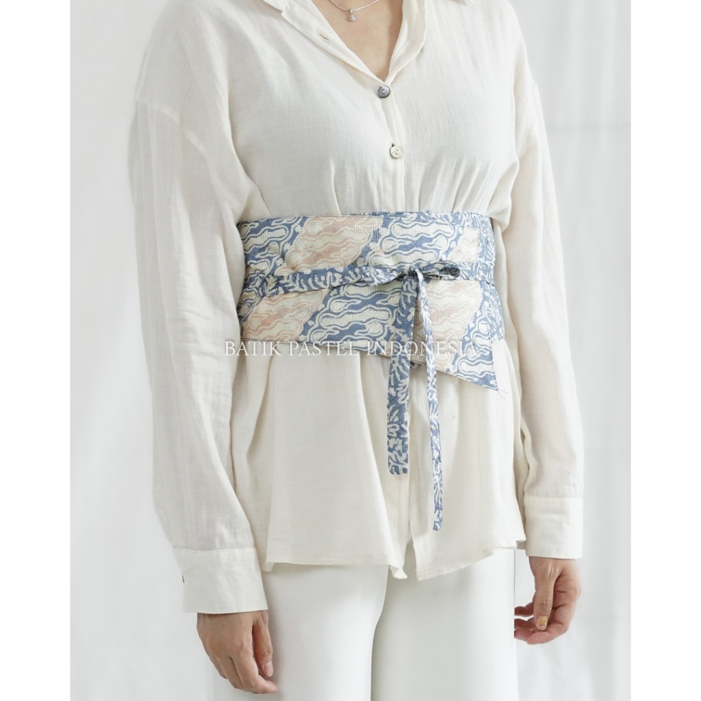 Simple Obi Belt Batik Pastel Viscose Woven Material (choose variation ...