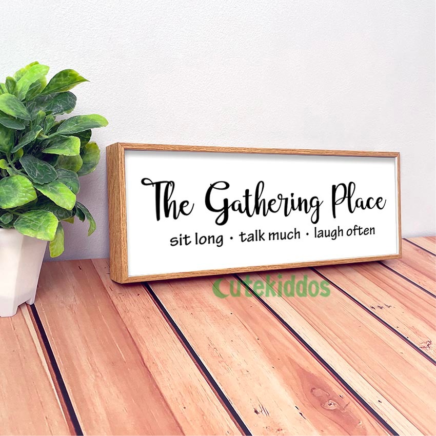 HIASAN DINDING Kitchen Decoration Wall Decoration The Gathering Place ...