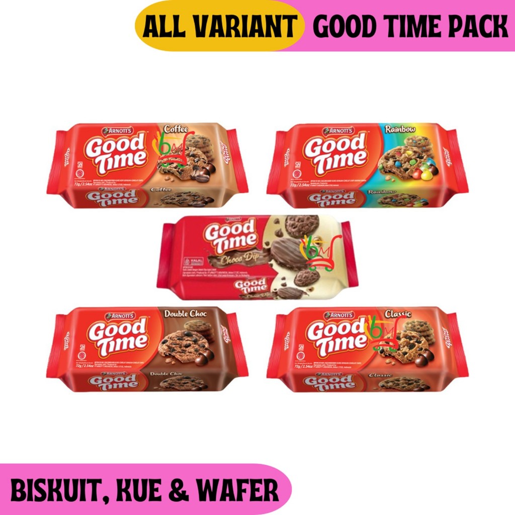 Good Time Chocochips Cookies Pack All Variants | Shopee Singapore