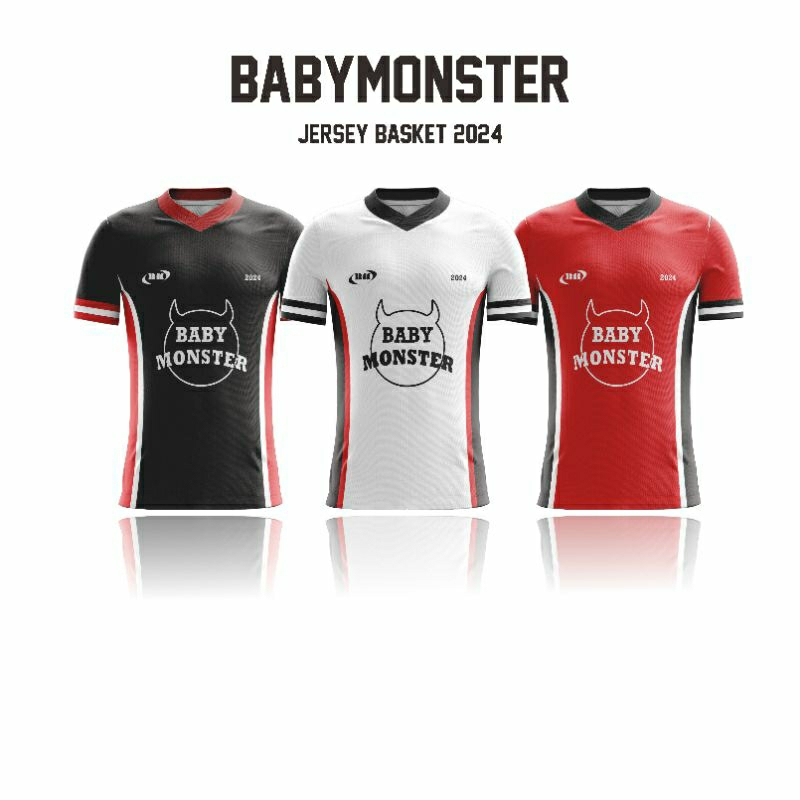 2024 BABYMONSTER BASKET JERSEY - FREE NICKNAME | Shopee Singapore