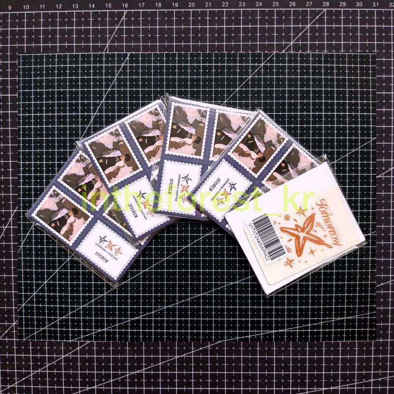 Stamp STICKER & LOGO CARD MIRROR TXT MINISODE 3 POB BENEFIT WEVERSE ...