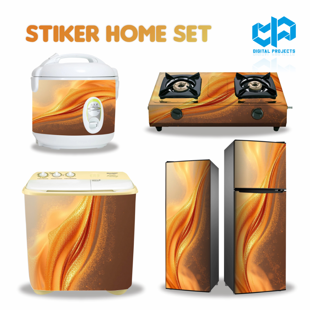 MESIN Fridge Sticker, Stove Sticker, Washing Machine Sticker, Rice ...