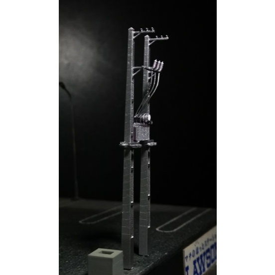 3d Change Electric Pole type 2 1 64 Power Pole Utility phone Utility ...
