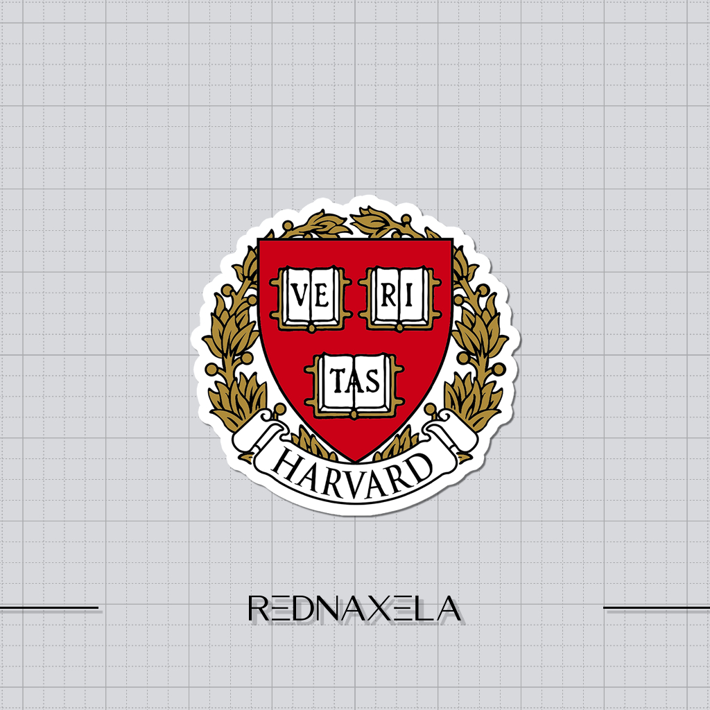 Harvard University Vinyl Sticker Outdoor Suitcase Sticker Waterproof ...