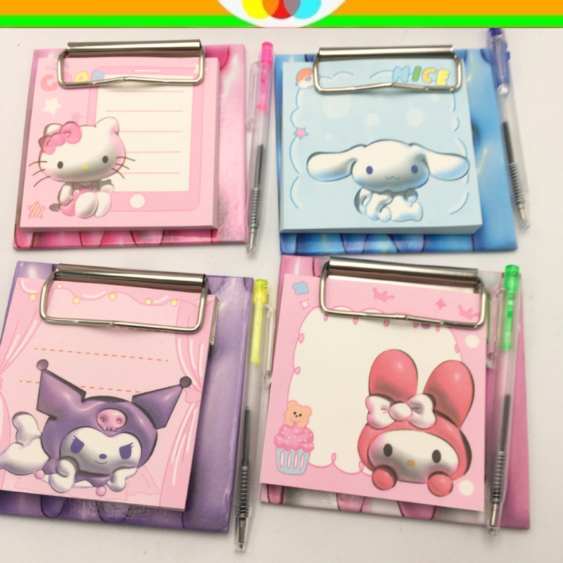 STICKY NOTES MINI BOARD BINDER NOTES BOOK | STICKY NOTE SANRIO | STICKY ...