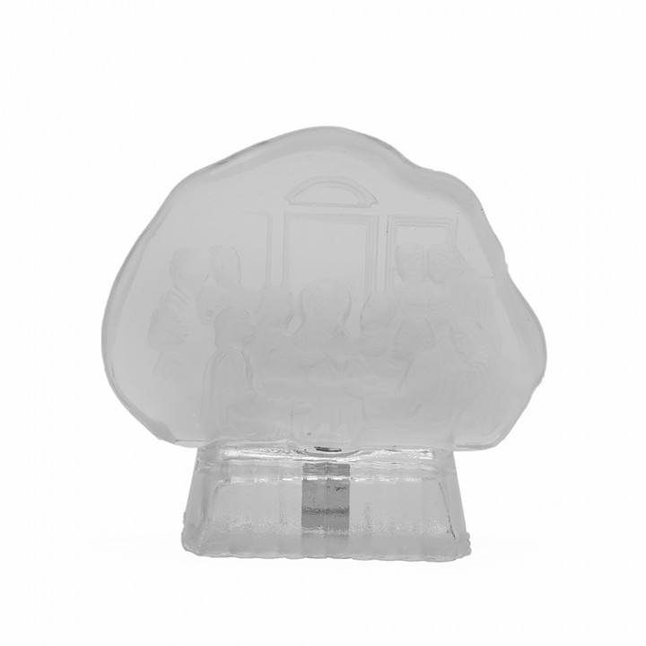Display of the Holy Communion of the Last Supper 3D Crystal Luxurious ...