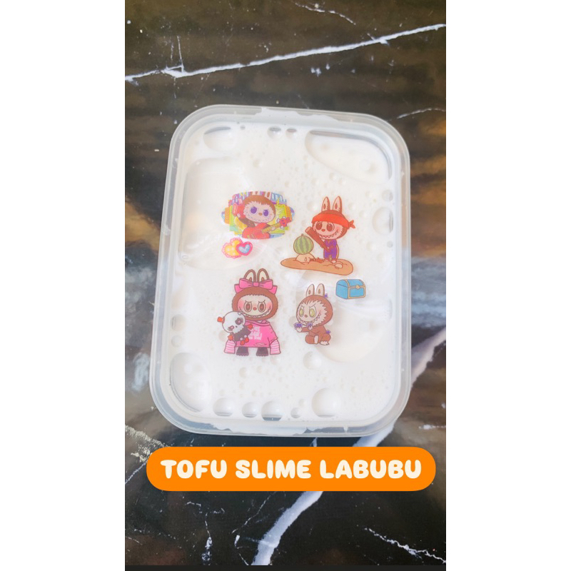 Tofu SLIME LABUBU 200ml by kiyowoo_DIY SLIME LABUBU // TOFU SLIME ...