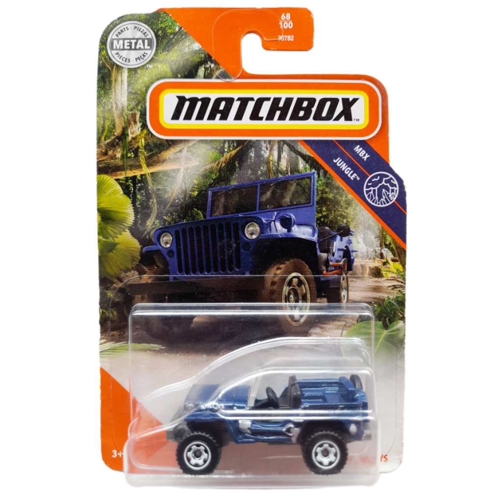 Matchbox Jungle Jeep Willys Blue | Shopee Singapore