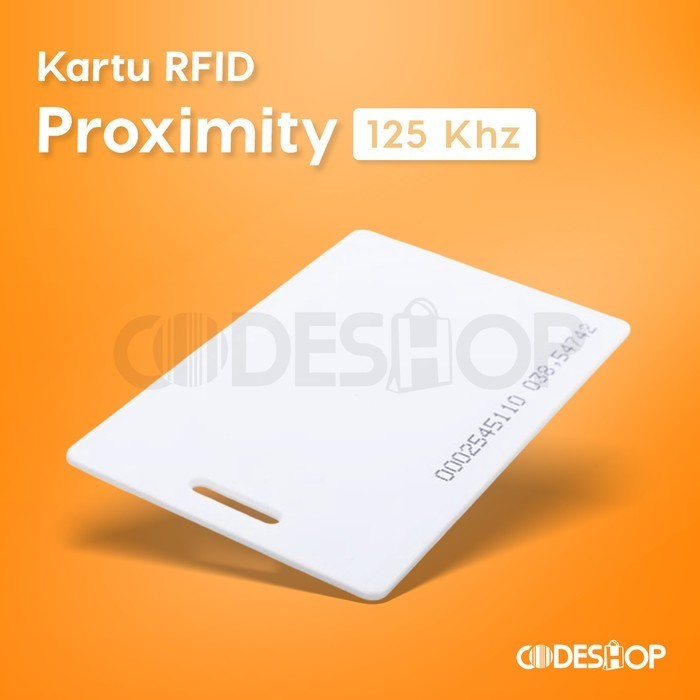 Clamshell RFID Proximity Card 125 Khz Thick Hole Card Tag | Shopee ...