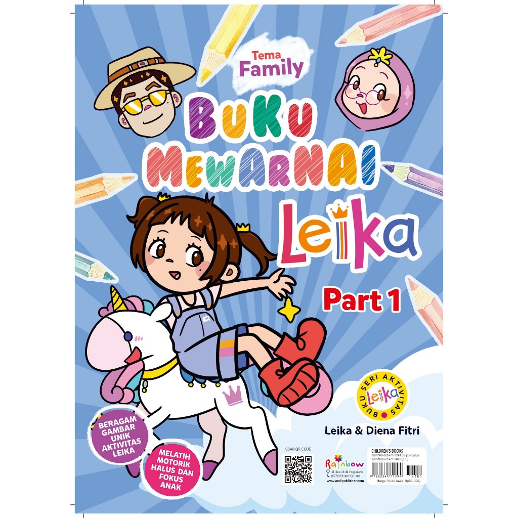 Leika Activity Series Book: Leika COLORING BOOK Part 1 - Family Theme ...
