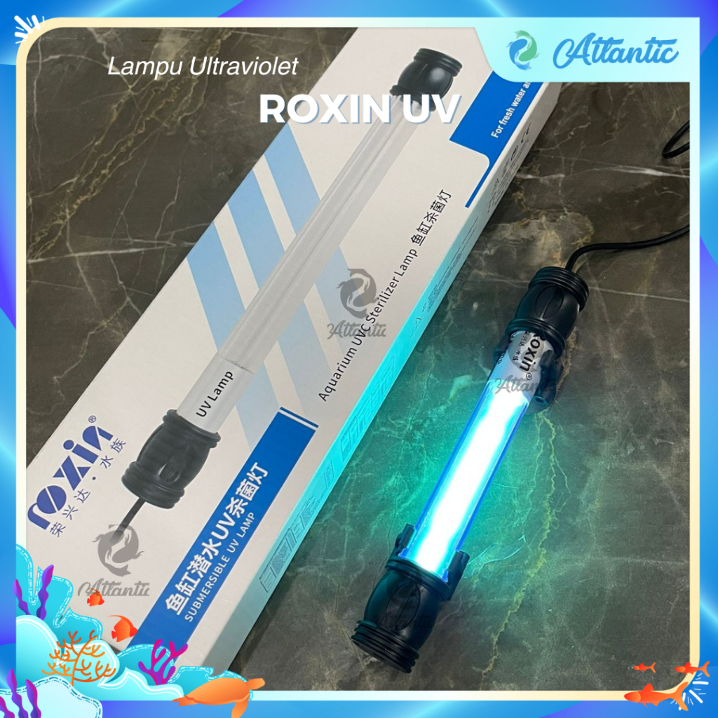 ROXIN Submersible UV Lamp Algae Bacteria Moss Algae Aquarium ...