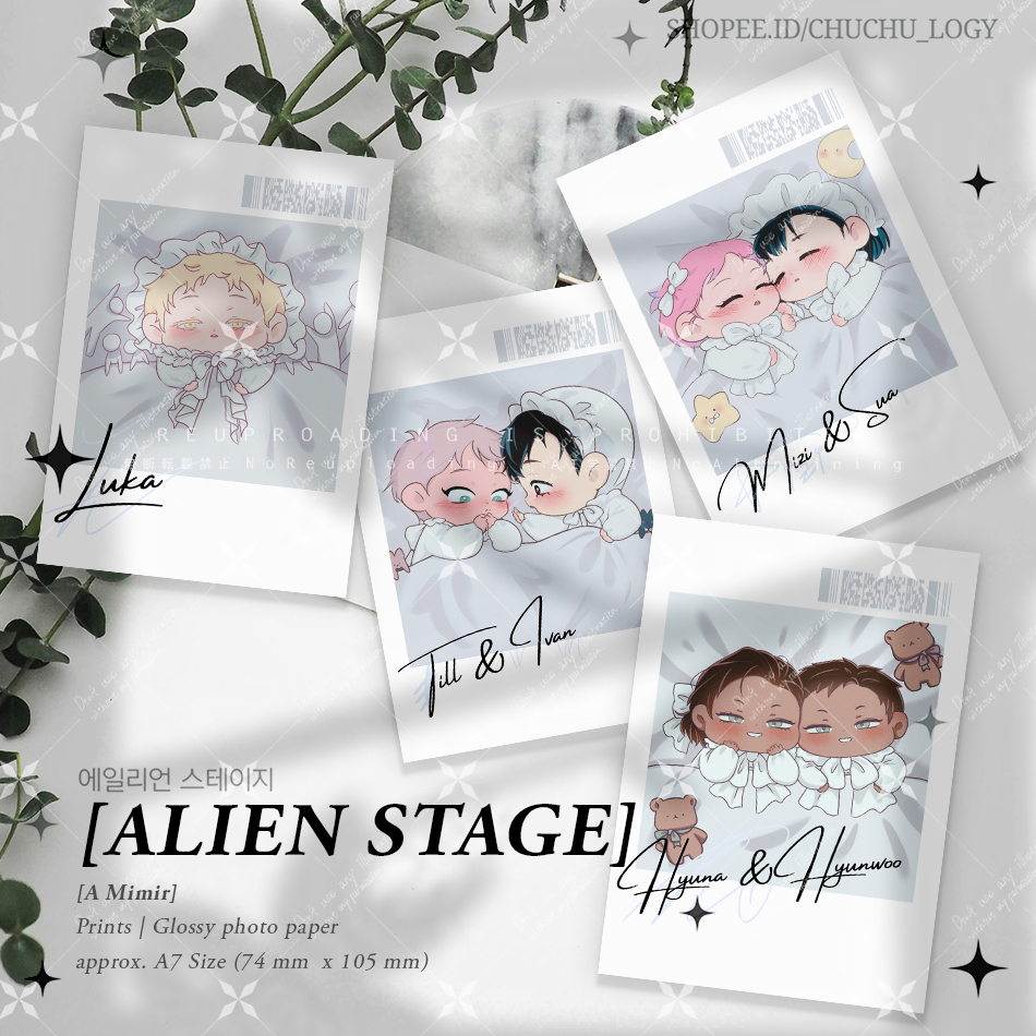 Alien Stage [A Mimir] Ivan Till Mizi Sua Luka Hyuna Hyunwoo Prints - Mthpr | Shopee Singapore