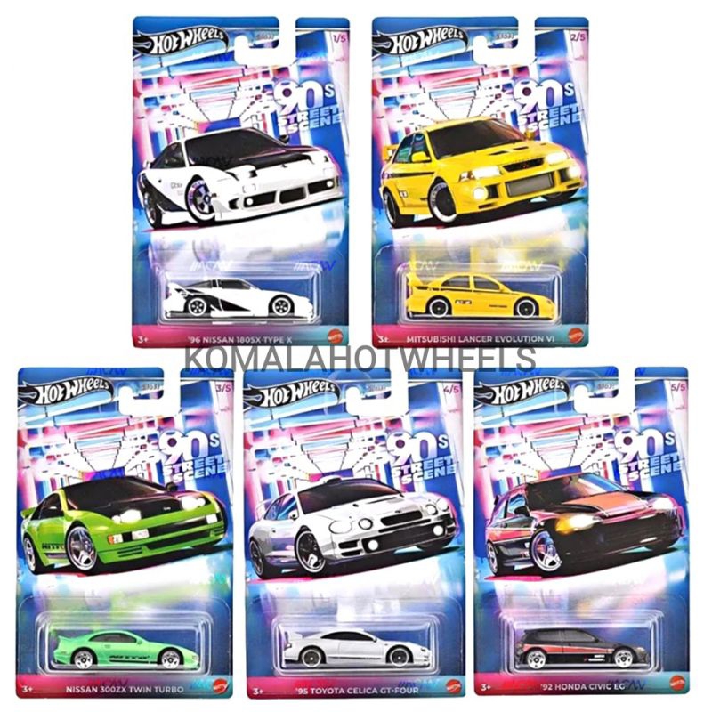 Hot Wheels 90s Street Scene 2025 JDM Series | Shopee Singapore