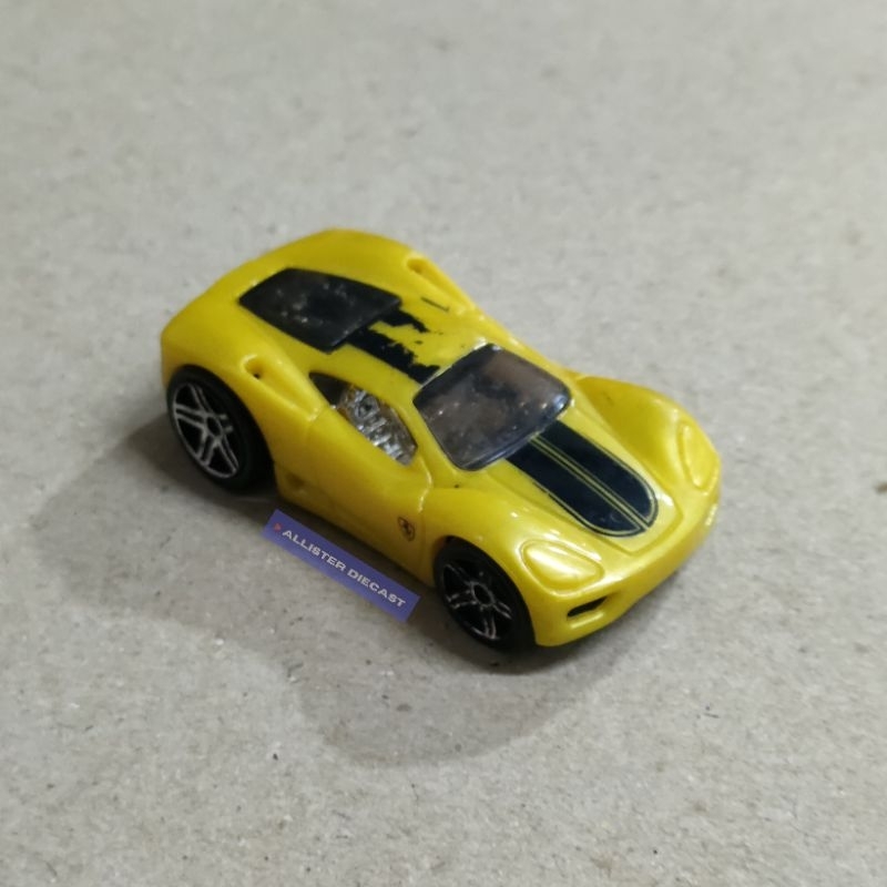 Loose Hot Wheels Ferrari 360 Modena Yellow Hotwheels Ferrari 360 Modena ...