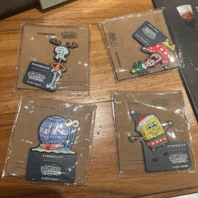 Starbucks Spongebob Fridge Magnet Original 2024 Limited Edition ...