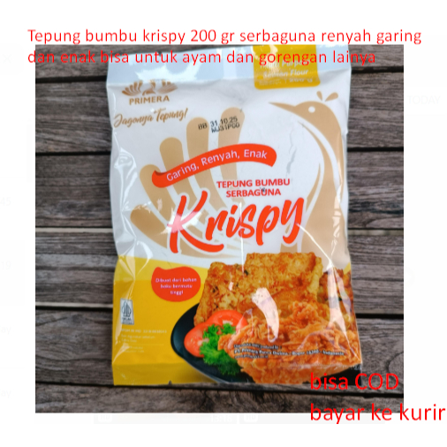 Crispy seasoning flour 200 gr, multi-purpose, crispy, crisp and ...