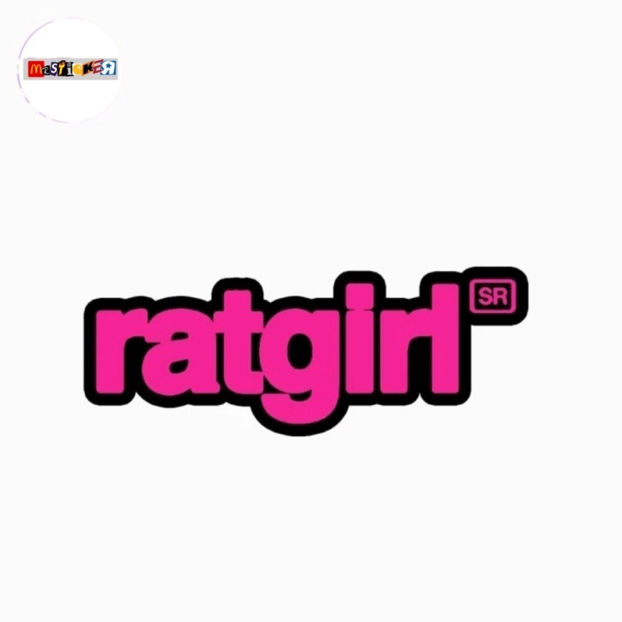 Ratgirl sticker stray rats logo streetwear sticker | Shopee Singapore