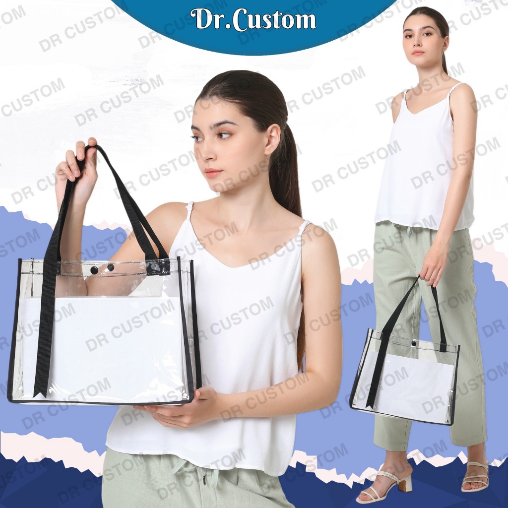 Thick PVC Mica Totebag-Clear Mica Shoppingbag-Mica Bag Souvenir-Tamara ...