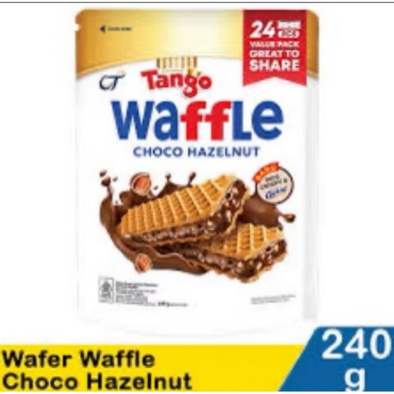 Tanggo WAFFLE CHOCO HAZELNUT POUCH CONTENTS 24 PCs | Shopee Singapore