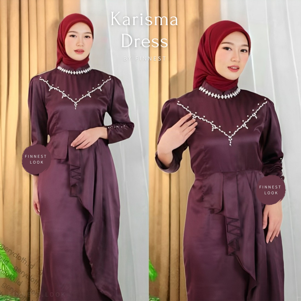 ] Rashiqa Dress Not Seasonal Bridesmaid Party Dress With Simple But Luxurious Sequin Combination ...