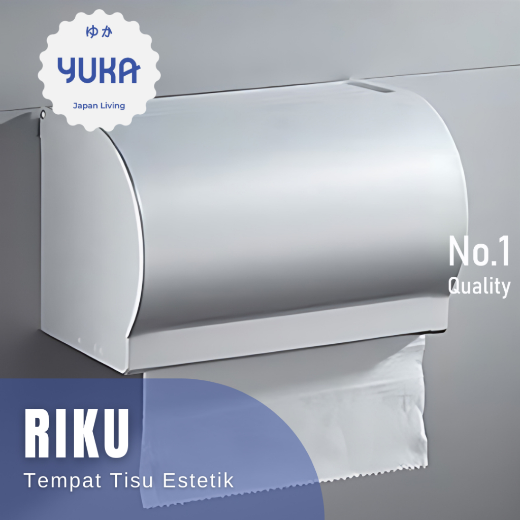Yuka - RIKU Aesthetic Toilet Tissue Container Elegant WC Tissue Storage Toilet Tissue Box ...