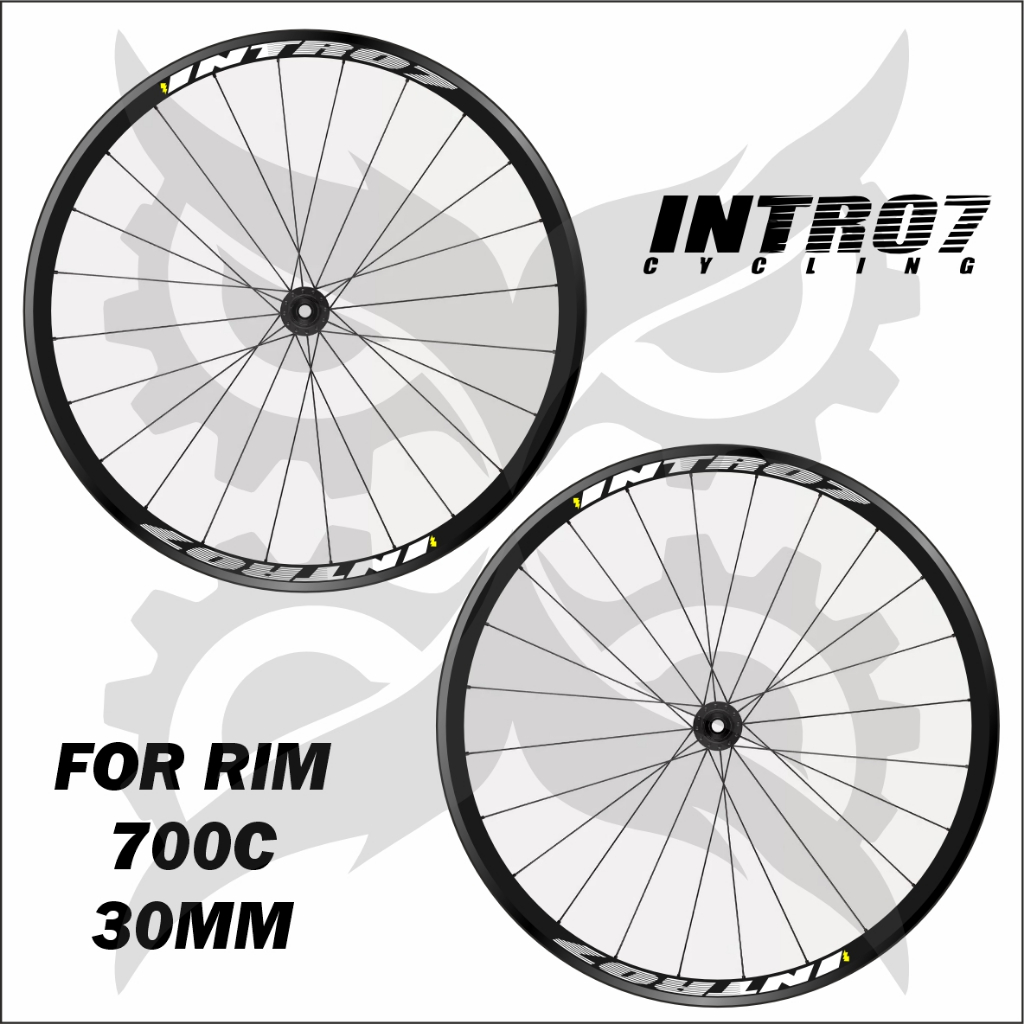 Rims Intro 7 fixie road bike stickers | Shopee Singapore