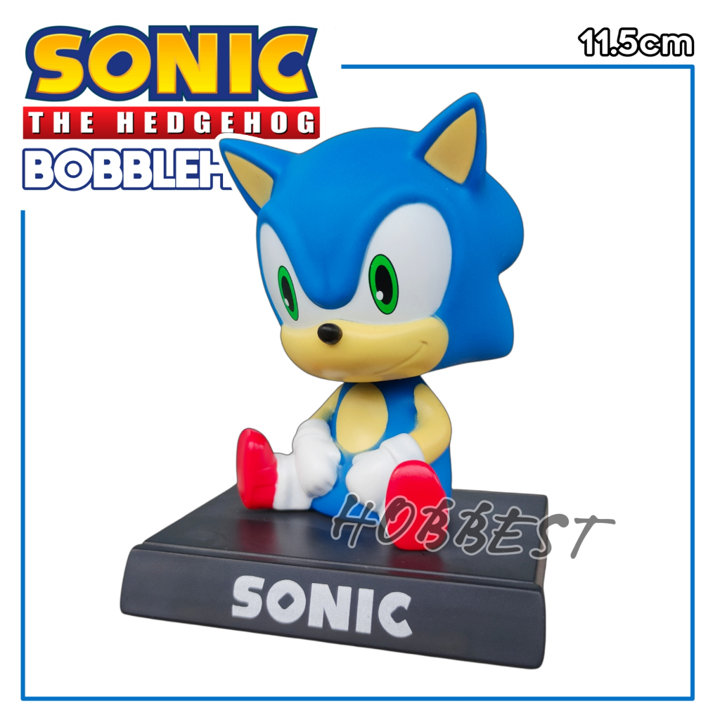 Bobblehead SONIC THE HEDGEHOG - Miniature Action Figure Rocking Car ...