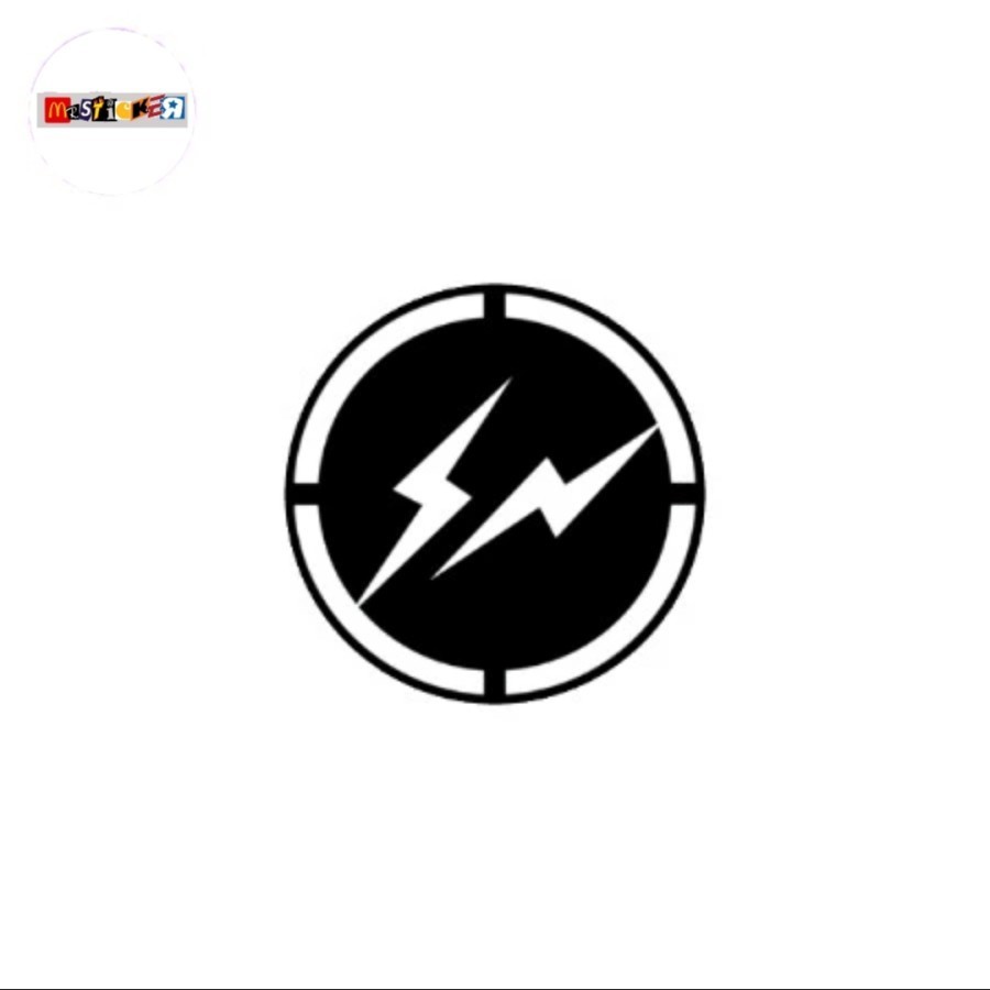 Fragment DESIGN sticker logo rounded sticker | Shopee Singapore