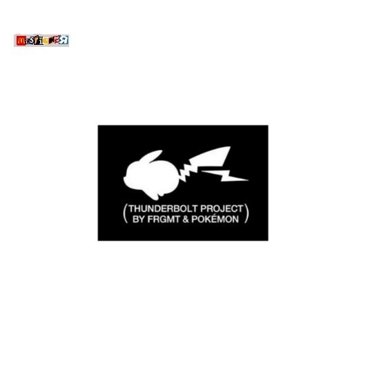 Thunderbolt project pokemon x fragile sticker design sticker | Shopee ...