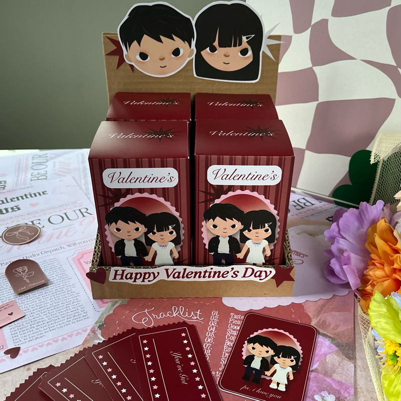 CUSTOM blind box Templates/ Valentine blind box / Birthday Gift/ blind ...