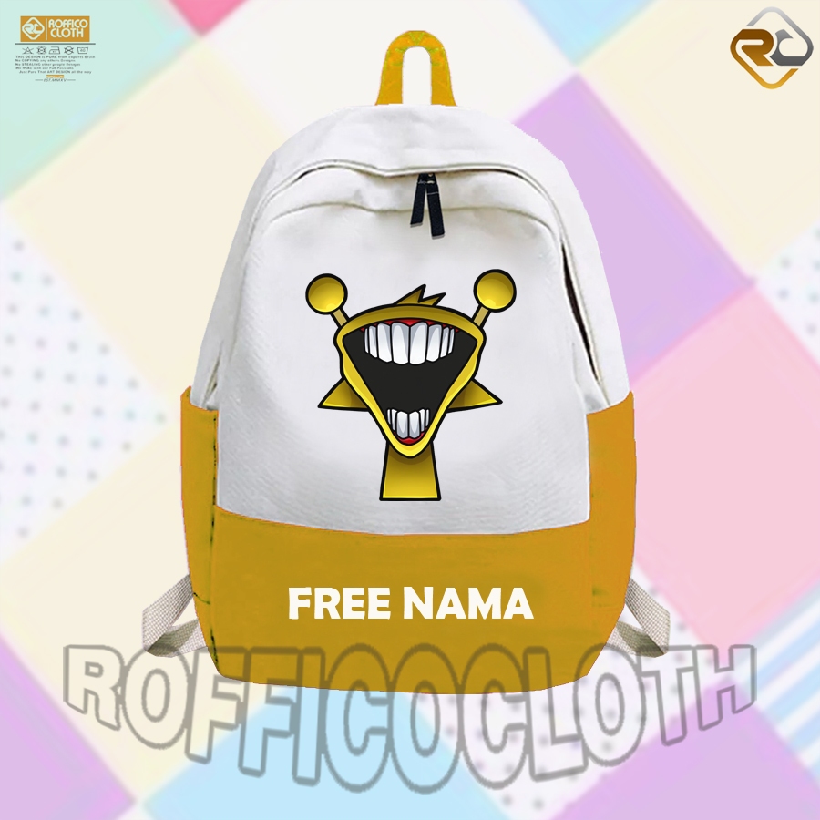 CHILDREN'S BACKPACK BAG CHILDREN'S SCHOOL BAG CHARACTER SIMON SPRUNKI ...