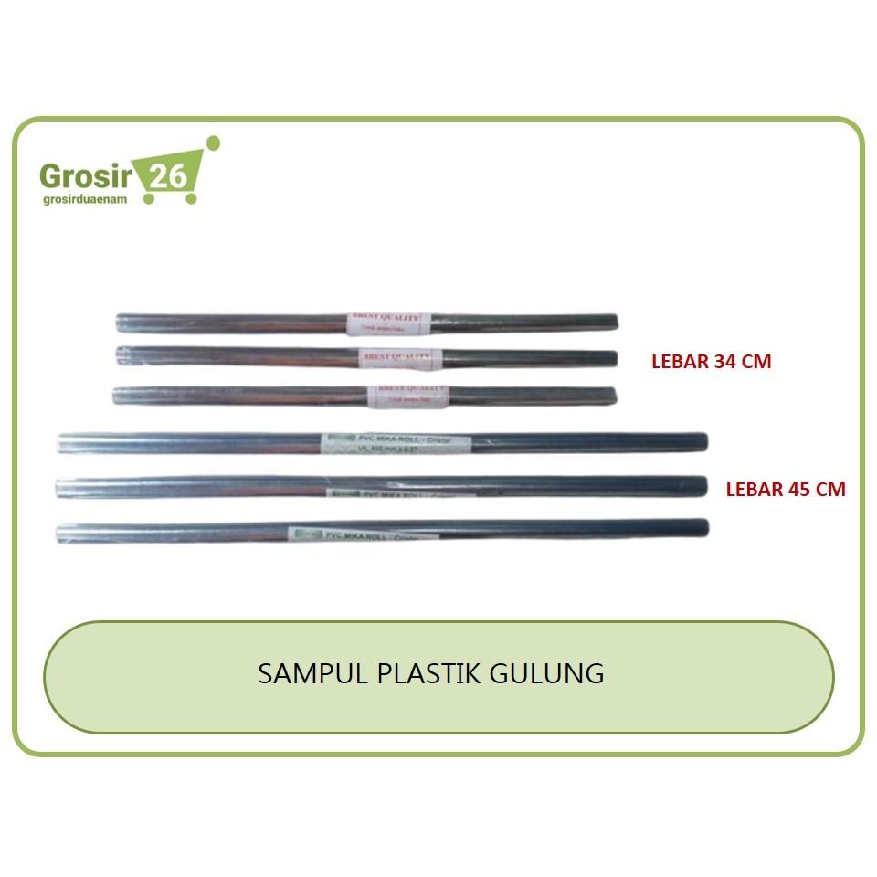 (3 pcs) roll book cover / pvc plastic roll mica roll 34 wide | 45 cm ...