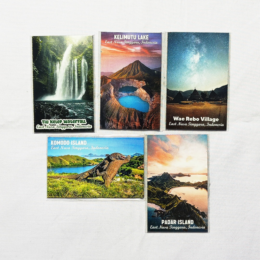 FRIDGE MAGNET SOUVENIRS || Indonesian Refrigerator Sticker Magnet East ...