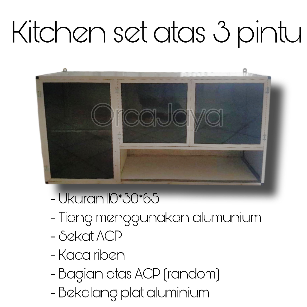 Kitchen set with 3 doors, aluminum pole/kitchen set/aluminum kitchen ...