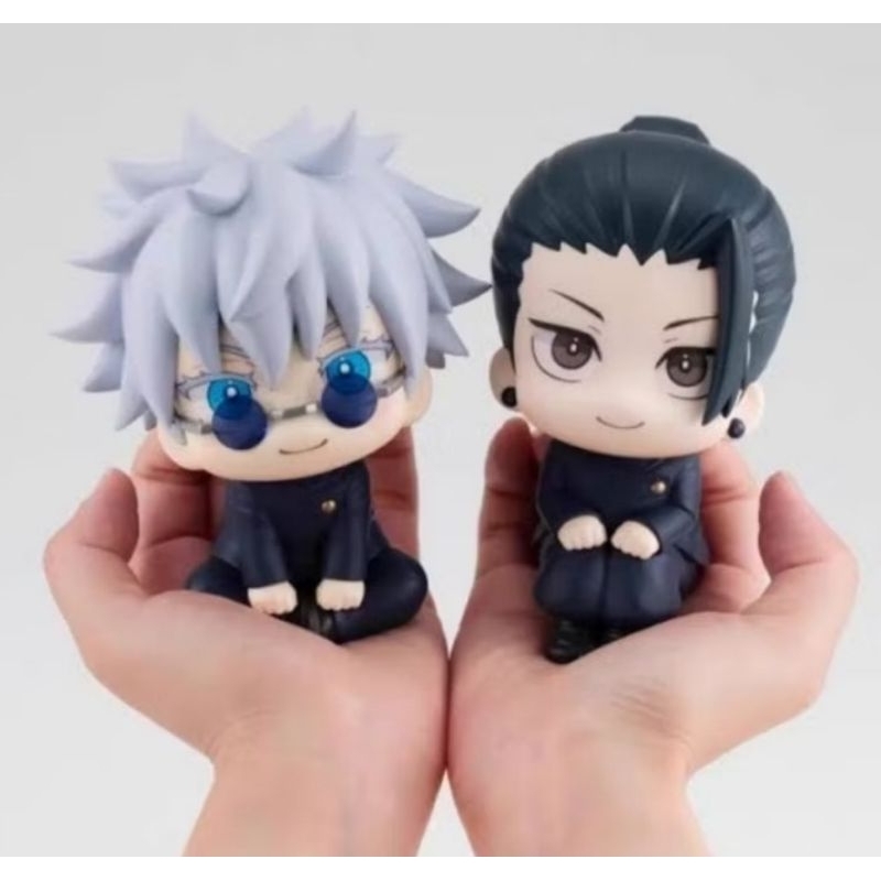 Action Figure Jujutsu Kaisen Satoru Gojo Suguru Geto Chibi Sitting ...