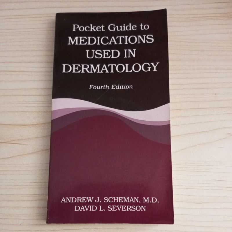 GUIDE TO MEDICAL POCKET BOOK USED IN DERMATOLOGY FOURTH EDITION BY ...