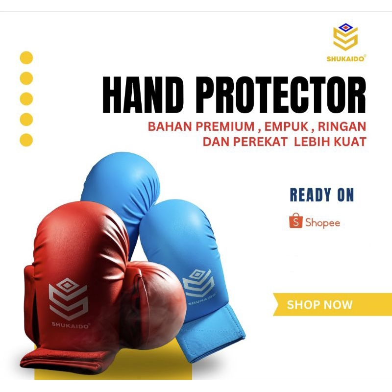 Hand RYU SHUKAIDO // KARATE HAND PROTECTOR // KARATE GLOVE | Shopee ...