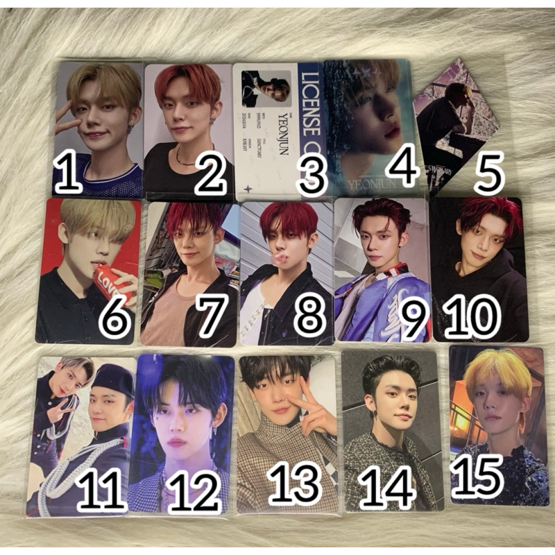 YEONJUN PHOTOCARD TXT OFFICIAL | Shopee Singapore
