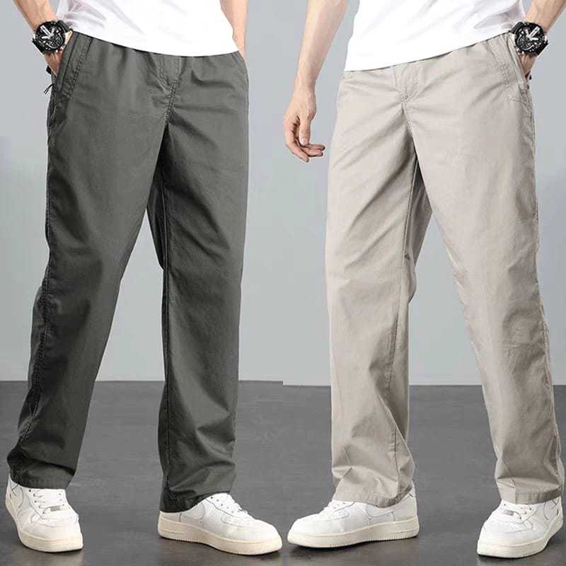 KATUN Men's Long Chino Pants Standard Regular Fit Jumbo Original ...