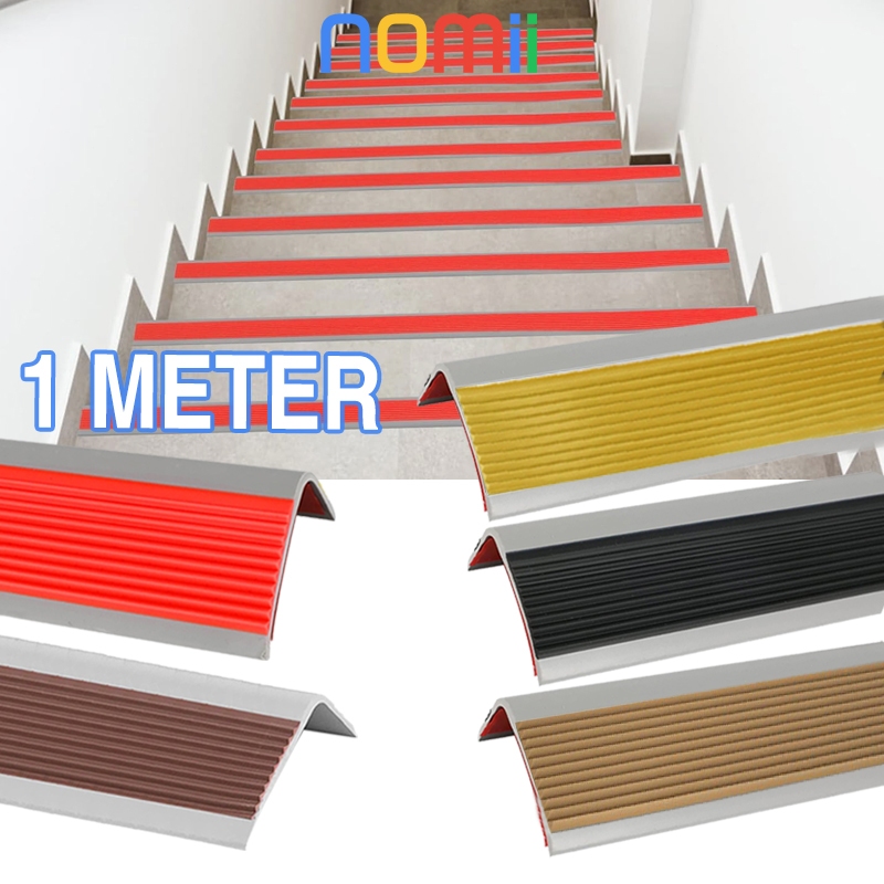 1 Meter Anti-Slip Safety Ladder with 3M Adhesive Type L Step Nosing ...